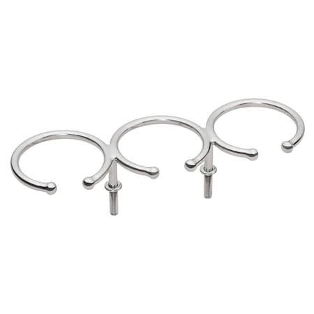 Whitecap Top Mount Ring Cup Holder - Stud Mount S-3514 | Zoro